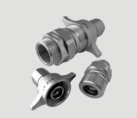 WING NUT COUPLING FOR TRAILERS THREAD TYPE HYDRAULIC QUICK COUPLING ...