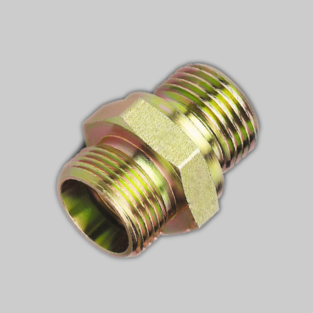 1DH METRIC MALE 24°L.T./ METRIC MALE WITH O-RING heavy type male metric ...